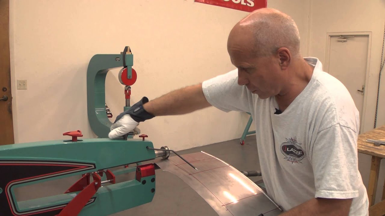 Metal Shaping with Lazze: Bead Roller Pointer Trick - YouTube