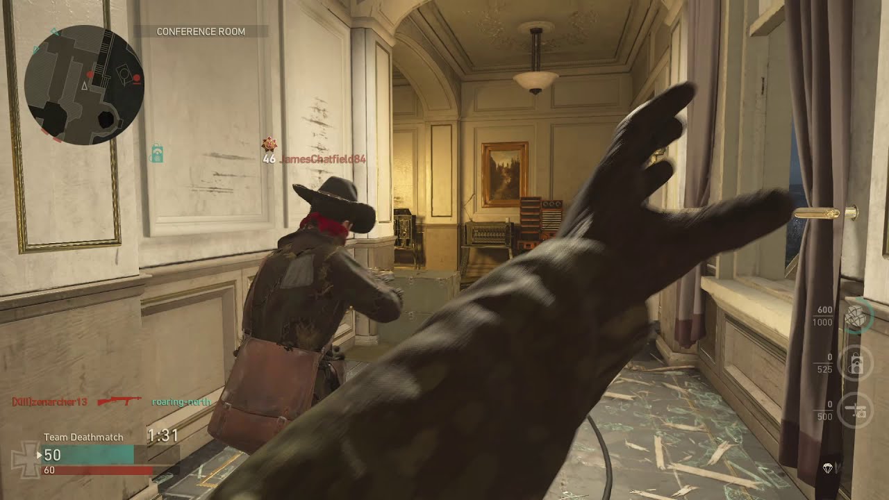 COD WWII: Knifing against bouncing betty's - YouTube