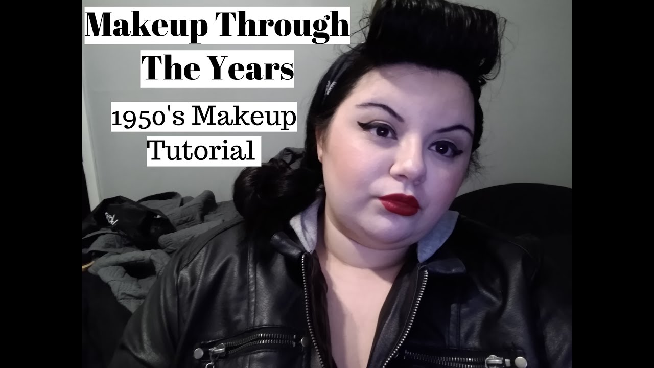Makeup Through The Years : 1950's Makeup Tutorial !! - YouTube