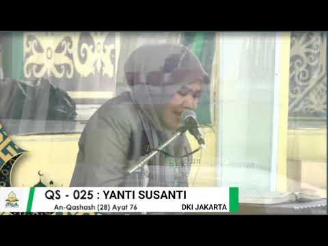JUARA 3 'YANTI SUSANTI" (DKI JAKARTA) CABANG QIRA'AT MUJAWWAD DEWASA MTQN XXX KALTIM 2024 - YouTube