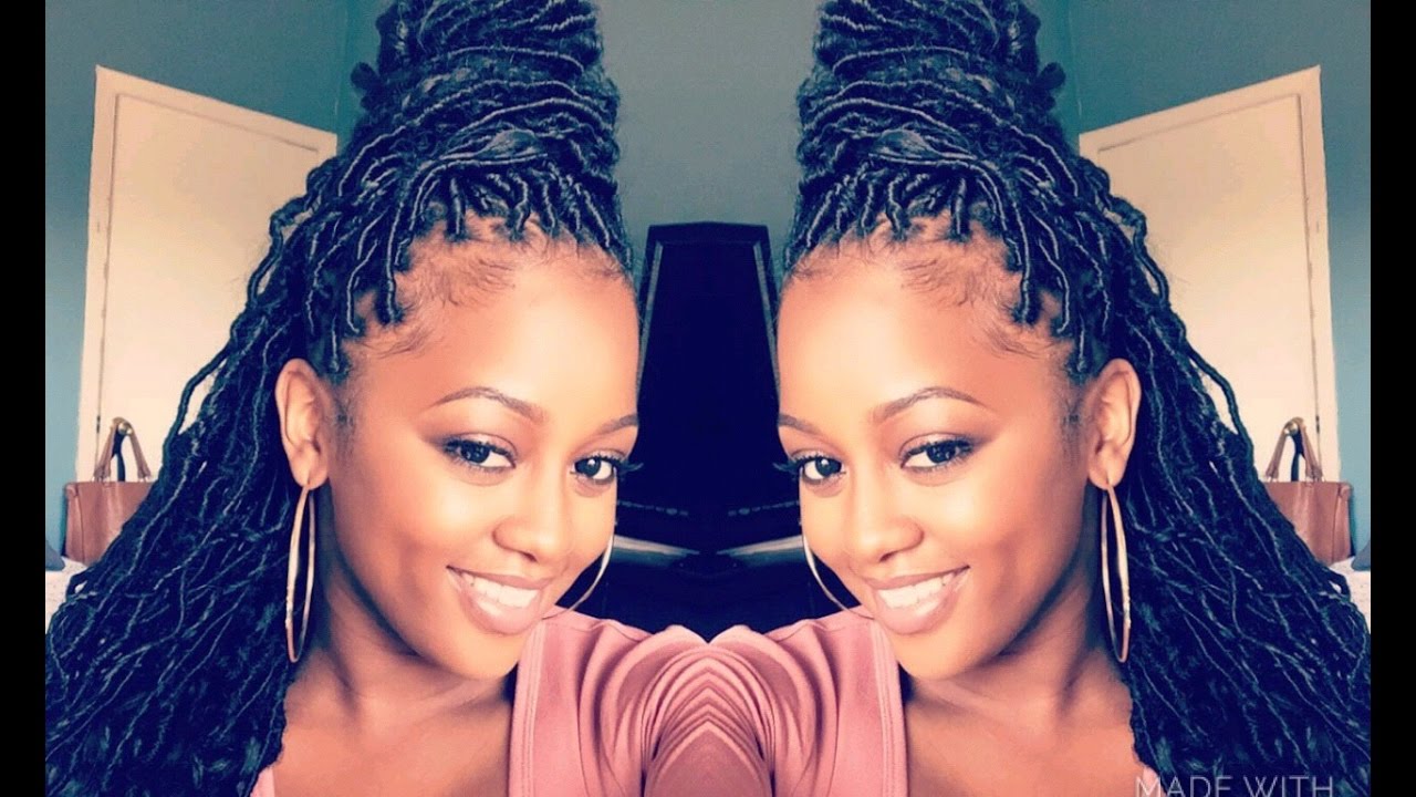 How To| Style Goddess Locs - YouTube
