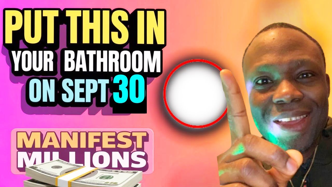 💰 BE RICH! Put This in Your BATHROOM on Sept 30 | Say Goodbye to ...