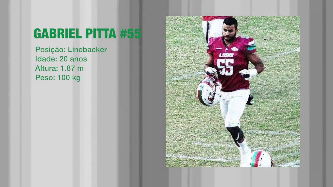 Gabriel Pitta - LB #55 - Lusa Lions 2017 - YouTube