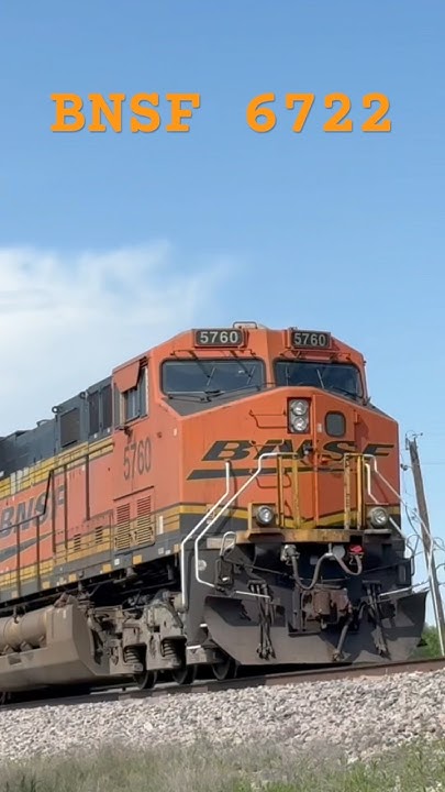 BNSF 6722 - April 15, 2025 #bnsf #railroad #railfan #railway - YouTube