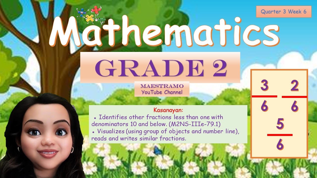SIMILAR FRACTIONS || MATHEMATICS QUARTER 3 WEEK 6 GRADE 2 - YouTube