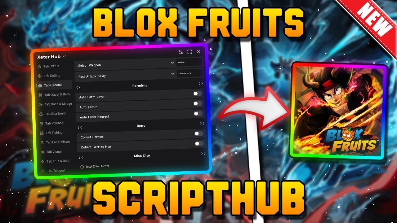🔥 ScriptHub - Blox Fruits SCRIPT | Auto Farm - Auto Fish, Auto Raid ...