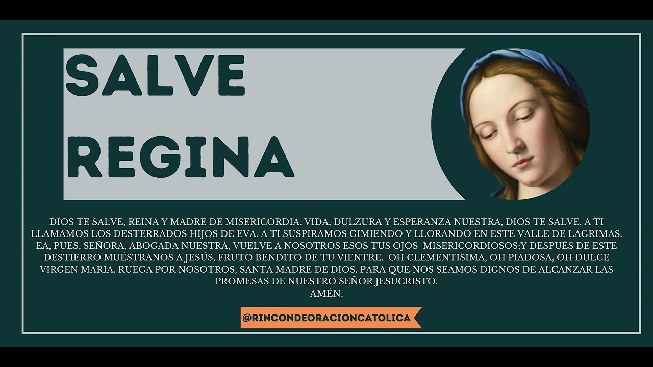 Salve Regina: Una Poderosa Oración a la Virgen María 🙏 ️ - YouTube