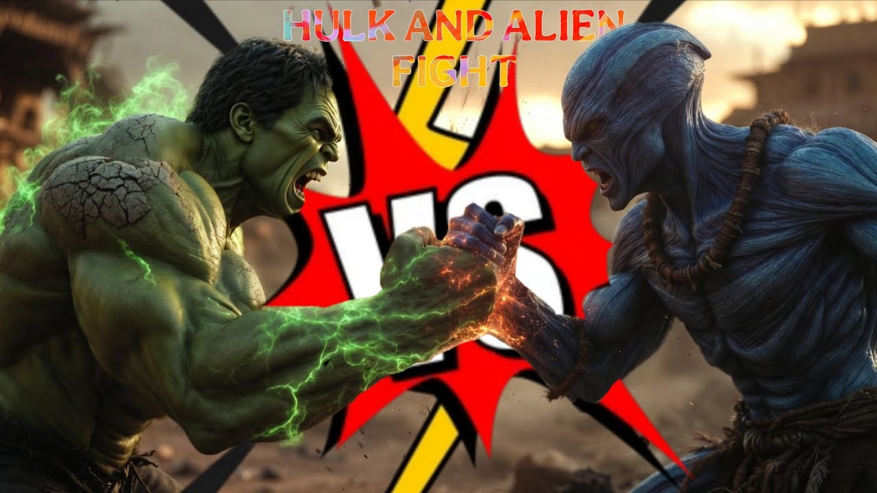 HULK vs ALIEN — कुश्ती का महायुद्ध😱#hulk #youtube - YouTube