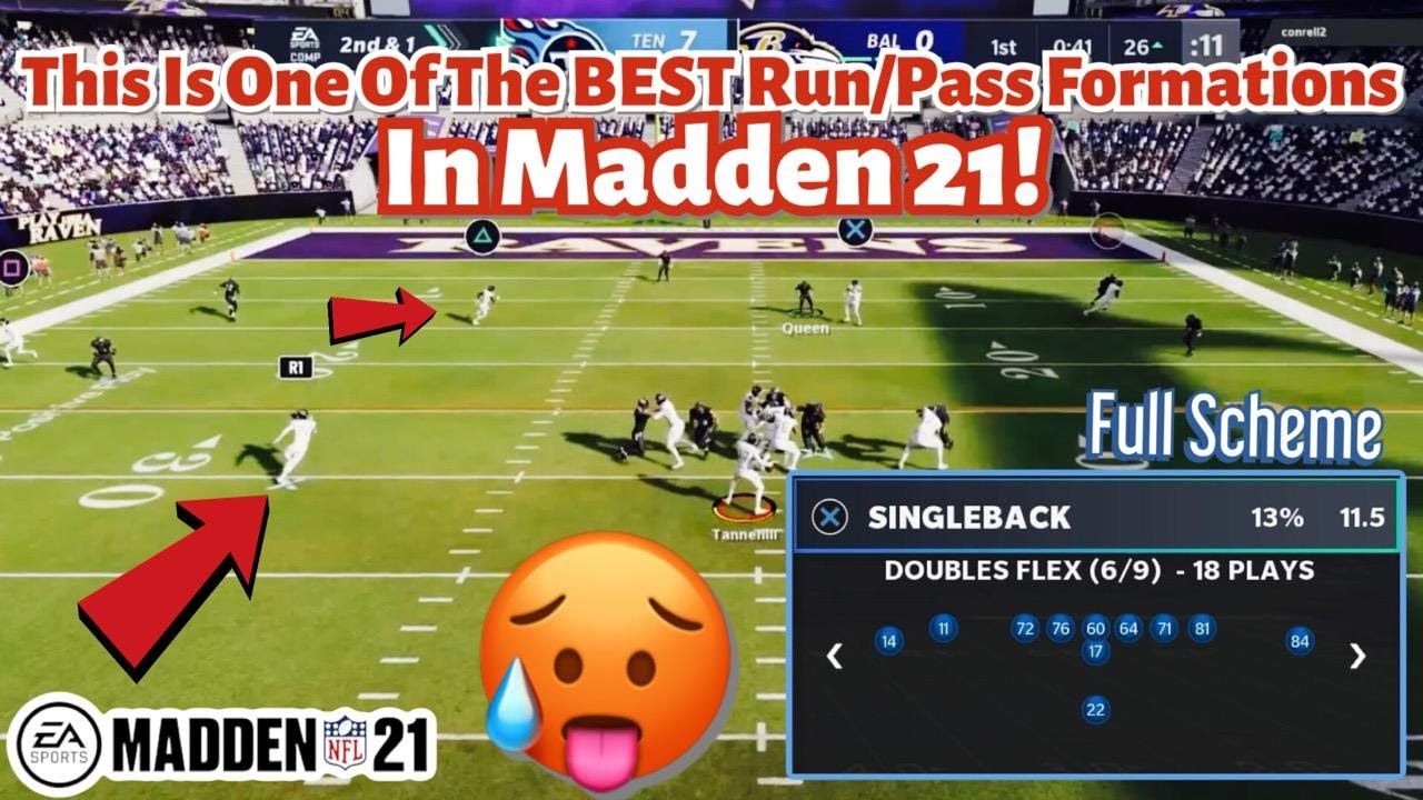 Singleback Doubles Flex Is One Of The BEST Run/Pass Formations In ...
