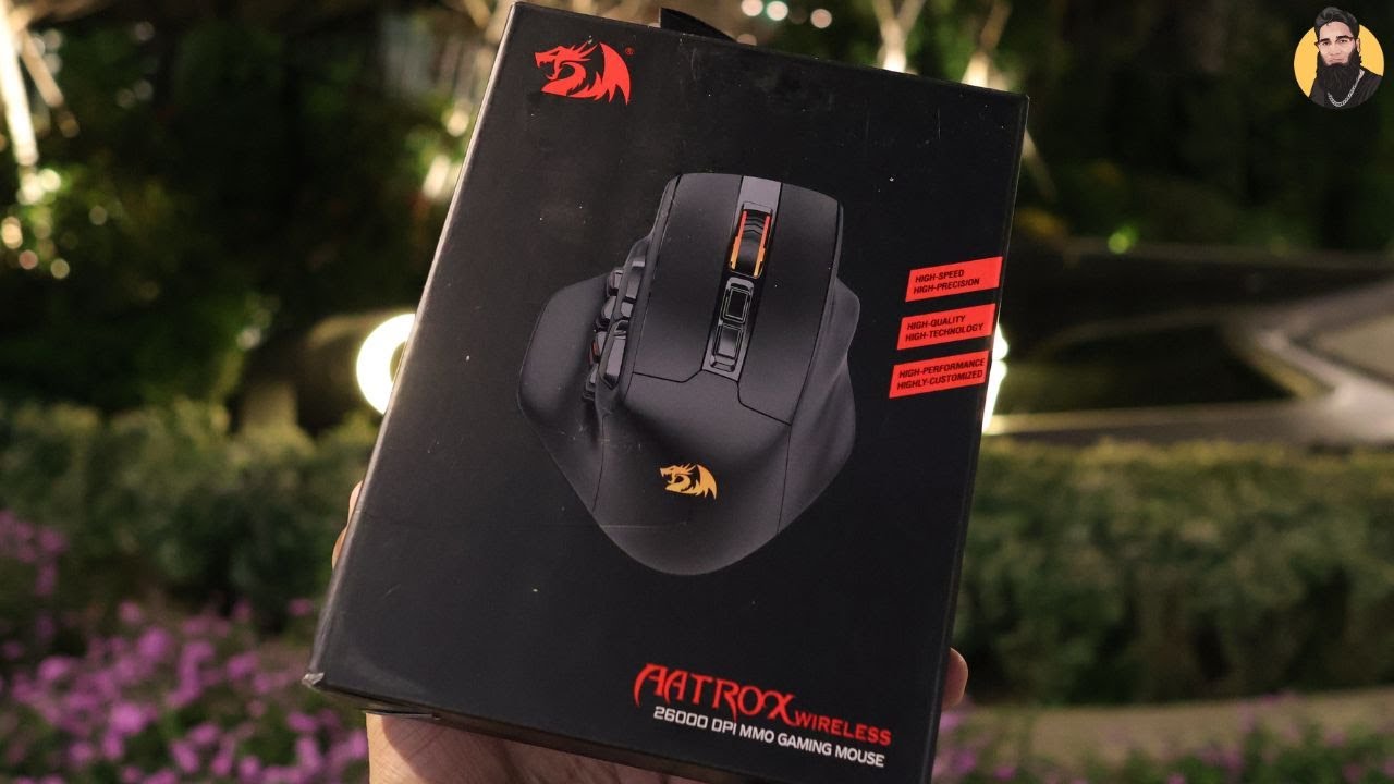 Redragon M811 PRO Wireless MMO Gaming Mouse Review for Video Editing ...