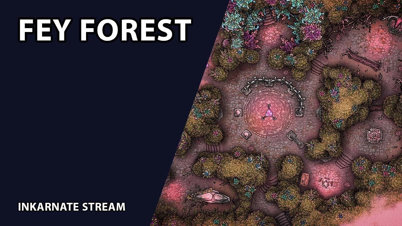 Fey Forest | Inkarnate Stream - YouTube
