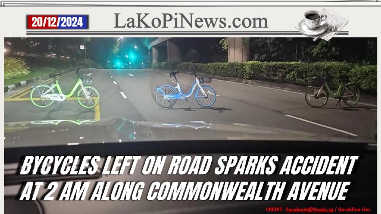 Bicycles Left on Road Sparks Accident at 2AM Along Commonwealth Avenue ...