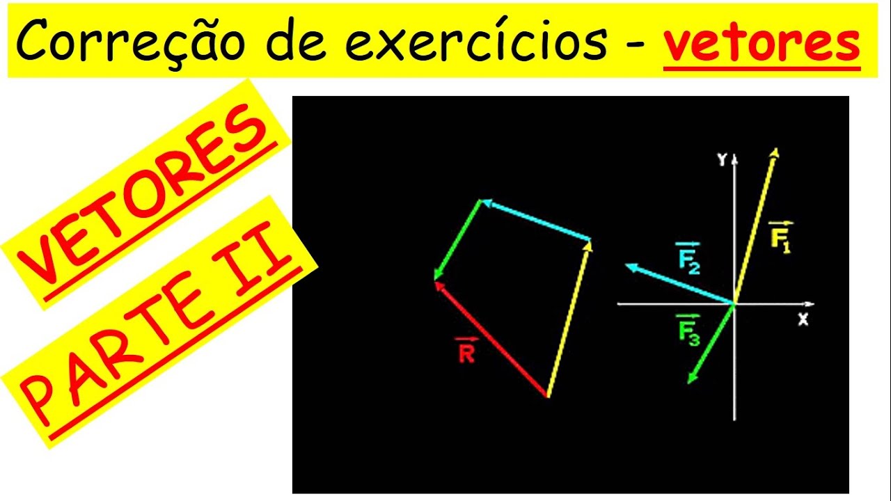 Operações Com Vetores Exercicios Resolvidos - FDPLEARN