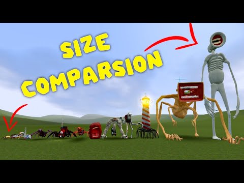 SIZE COMPARISON ALL THOMAS TRAIN FAMILY and CHOO CHOO CHARLES, TRAIN ...