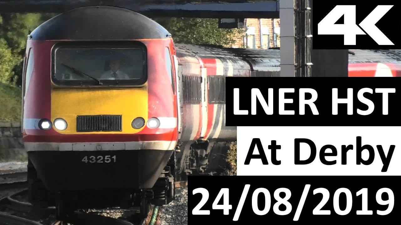 CrossCountry Hire in LNER HST at Derby | 4K - YouTube
