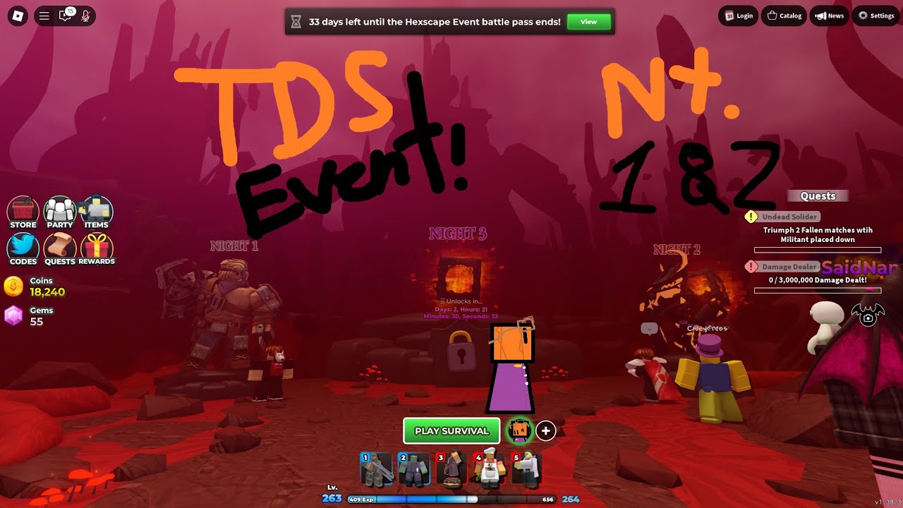 TDS Just got one of its Biggest Updates?! TDS's Halloween Event: Night ...
