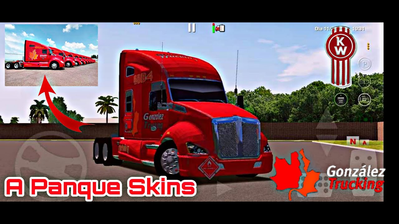 World Truck Driving Simulator|Kenworth T680|Skin González Trucking ...