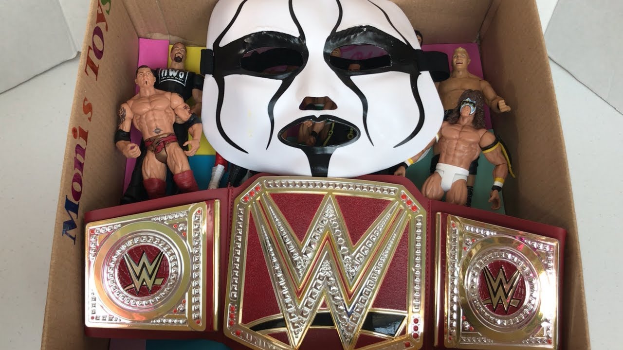 WWE Action Figures | WWE Wrestling Toys | Sting Mask | Box of Toys ...
