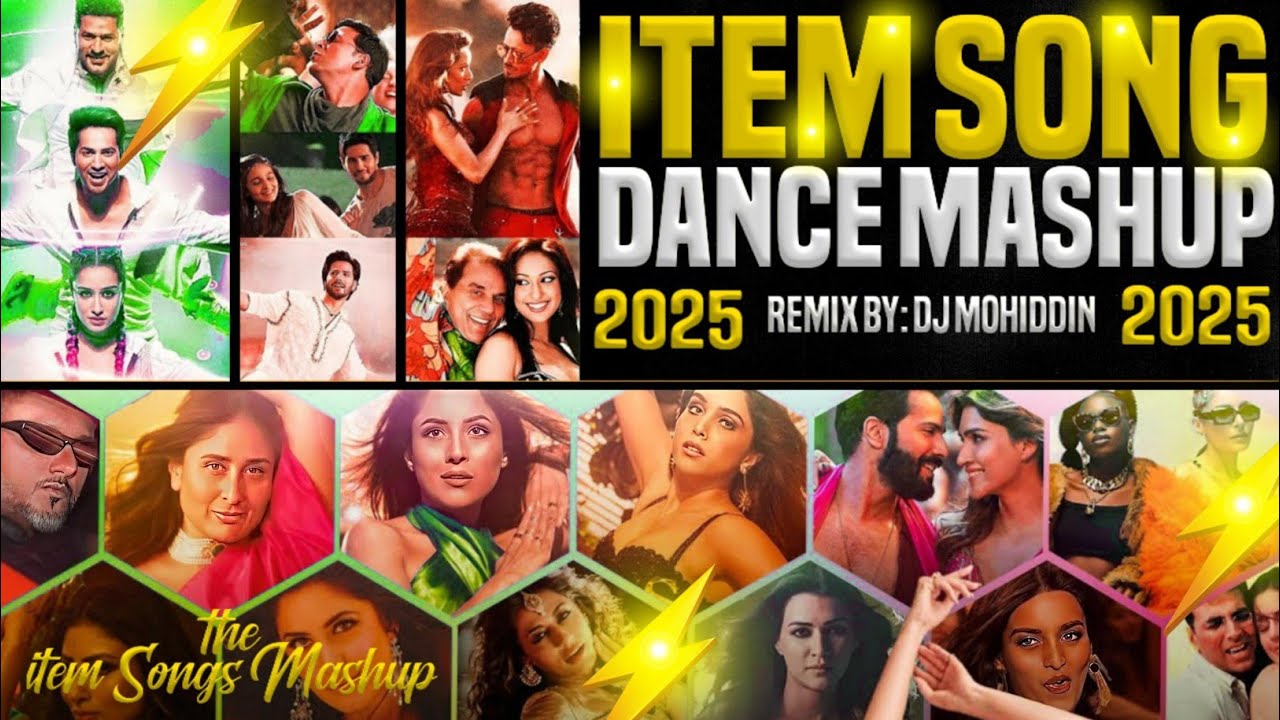 The Item Song Dance Mashup 2025 | DJ Mohiddin |Non-Stop Bollywood Dance ...