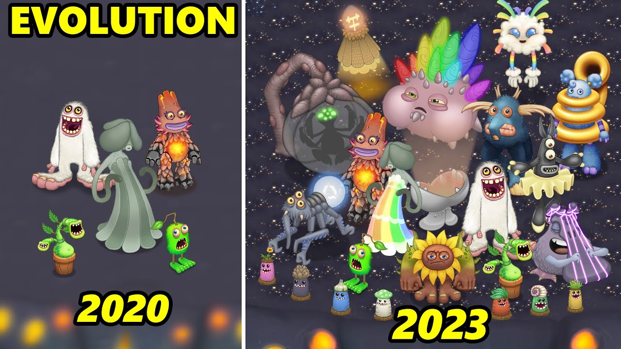 Light Island Evolution: Full Songs | My Singing Monsters - YouTube