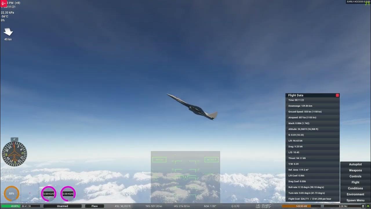 Flyout - "YF-23" Performance Demo - YouTube