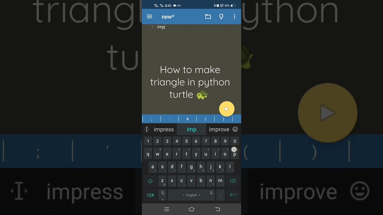 How To Make Triangle In Python Turtle shorts pythonturtle python How To Make Triangle In Python Turtle shorts pythonturtle python