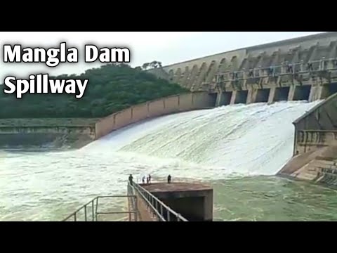 Mangla Dam Gates Open - YouTube