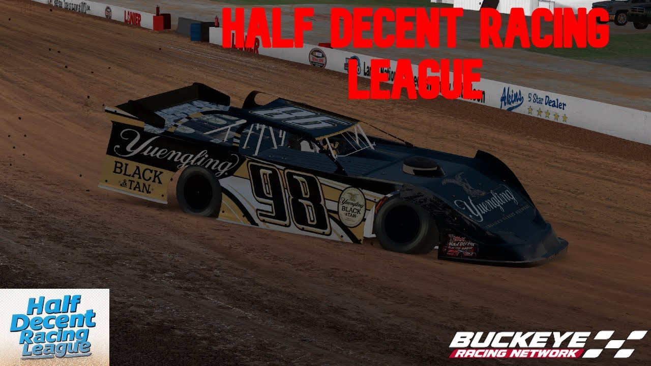 Half Decent Racing League Limited Late Models - YouTube