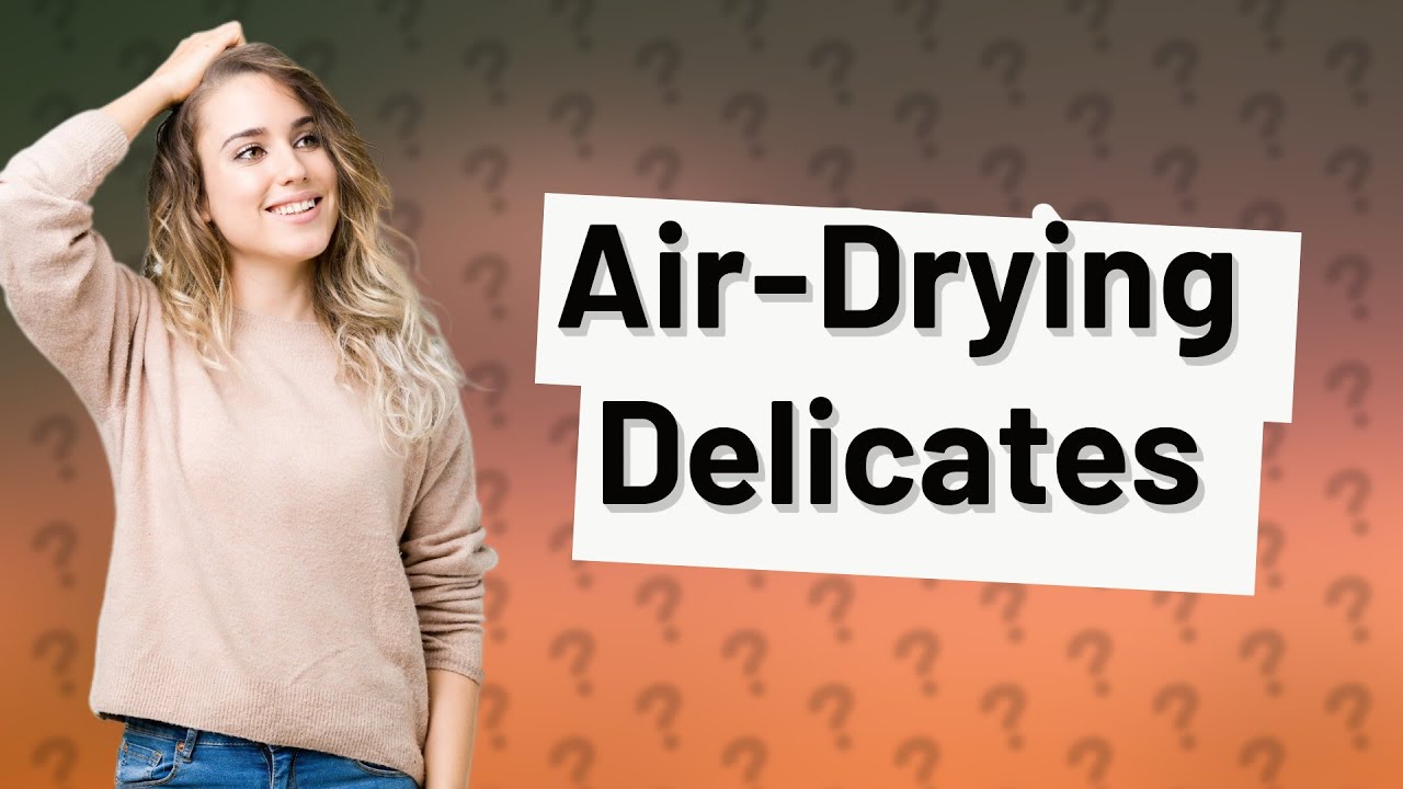 How do you dry something that can't be tumble dried? - YouTube