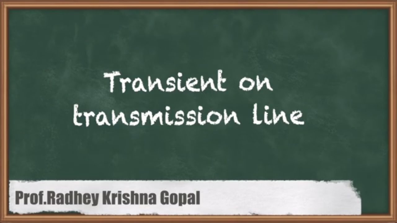 Transient on Transmission Line - Fault Analysis - GATE Power System ...