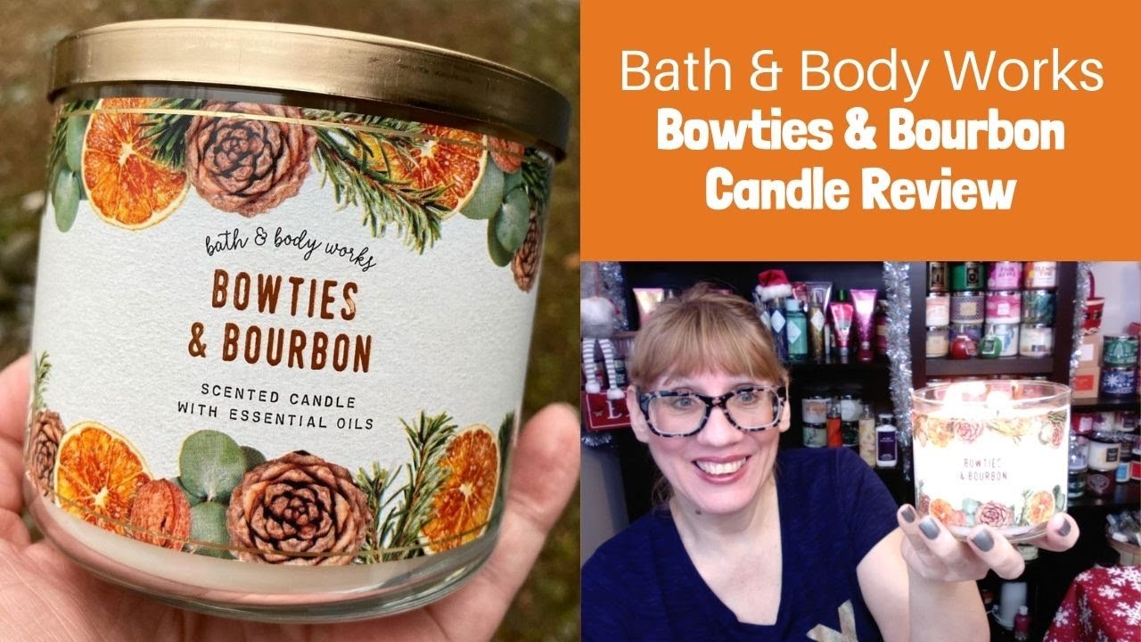 Bath & Body Works NEW Bowties & Bourbon Candle Review - YouTube