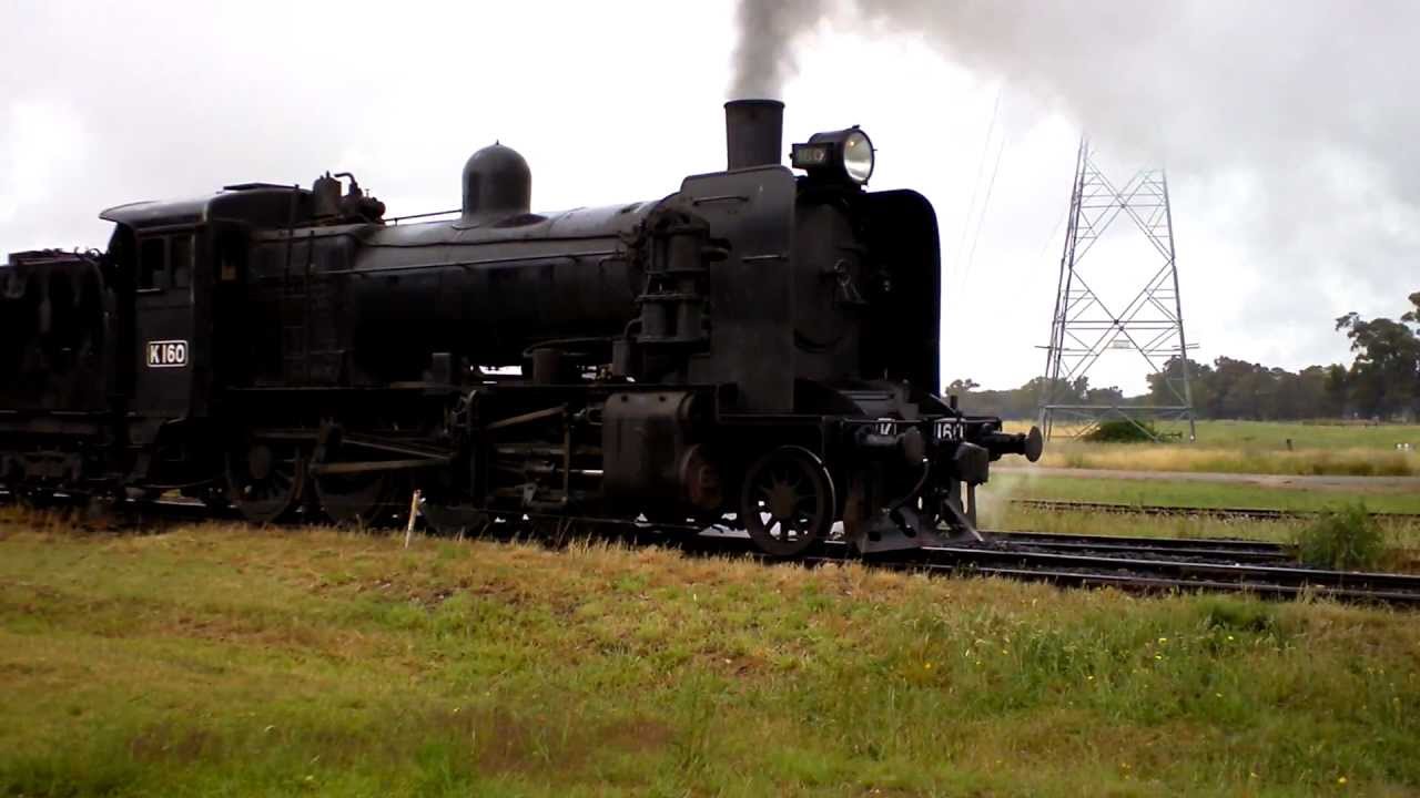 VGR Steam Train K160-K190 . Muckelford 26-11-11.MP4 - YouTube