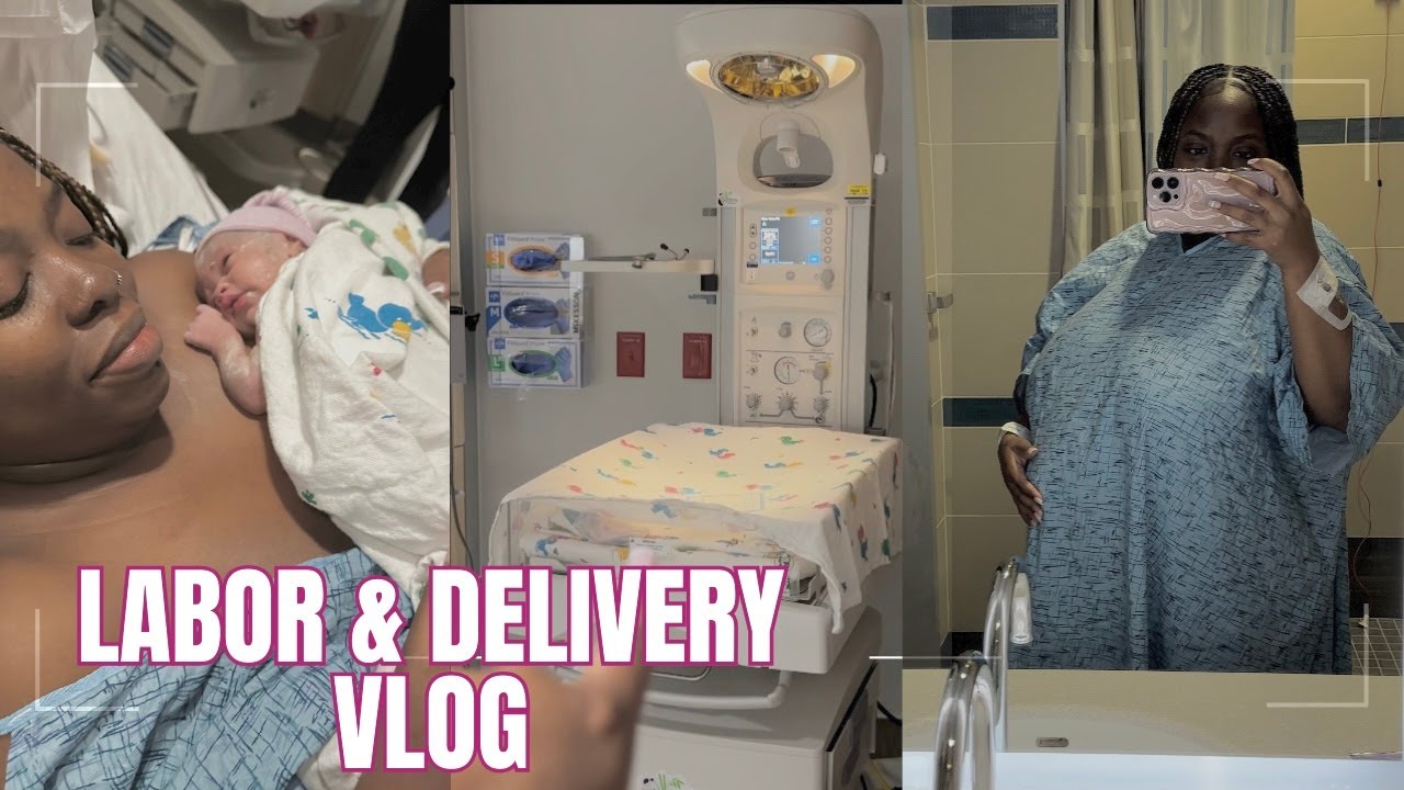 LABOR & DELIVERY VLOG | PREECLAMPSIA | INDUCED | 38 WEEKS | FIBROIDS ...