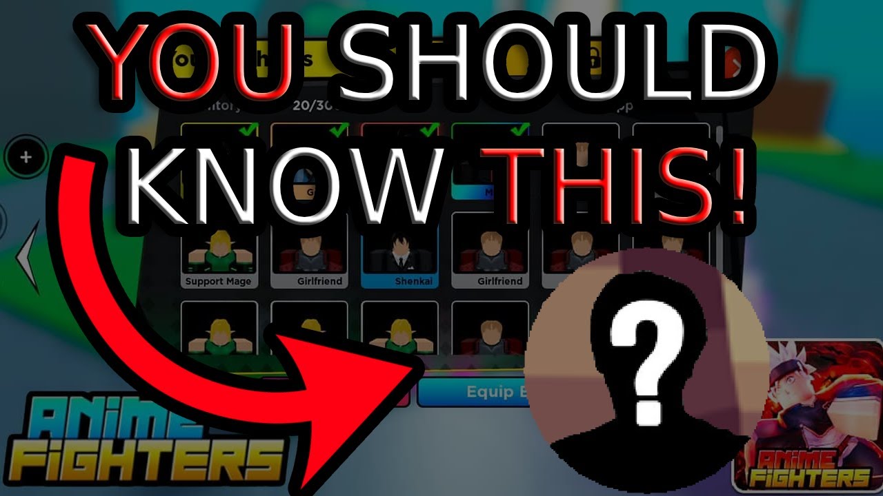 [AFS] YOU SHOULD KNOW THIS AS A RETURNING/NEW PLAYER IN ANIME FIGHTERS ...