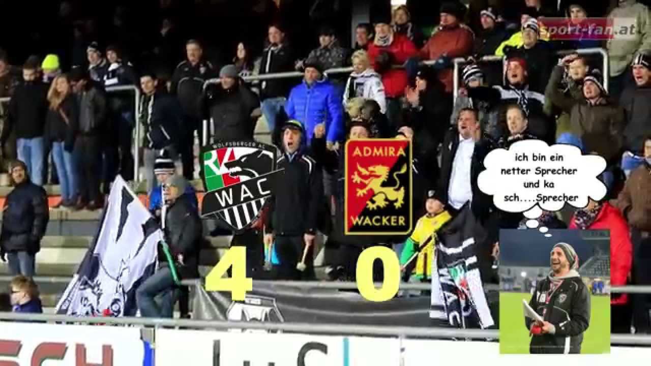 WAC gegen Admira Wacker 4:0 So feiern WAC-Fans - YouTube