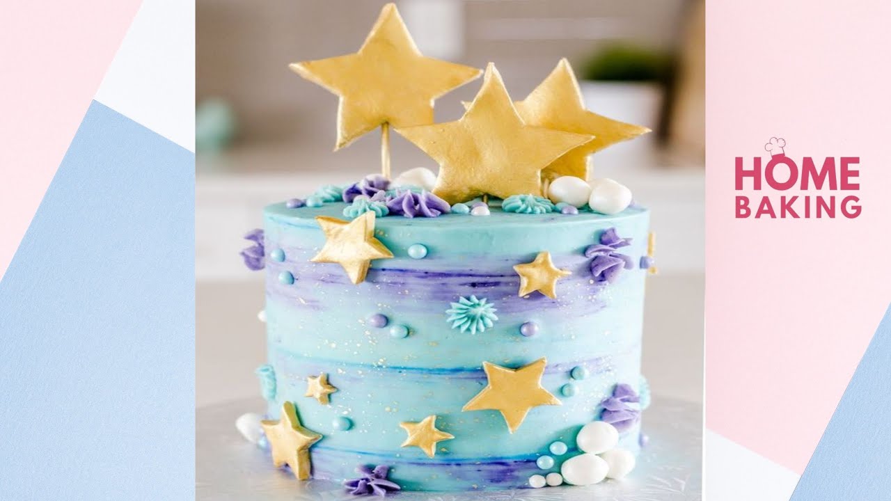 Twinkle Twinkle Little Star Cake Decorating | Home Baking #Shorts - YouTube