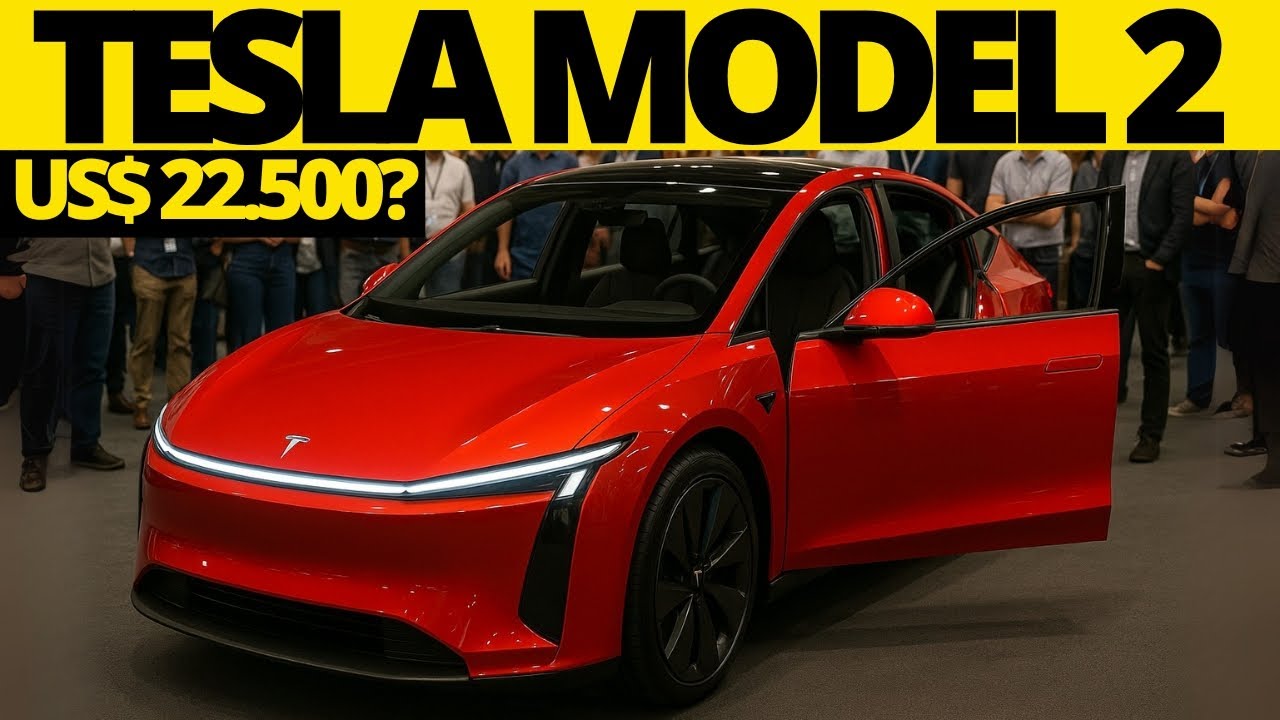 URGENT! NOUVEAU TESLA MODEL 2 ! Elon Musk ANNONCE une autonomie accrue ...
