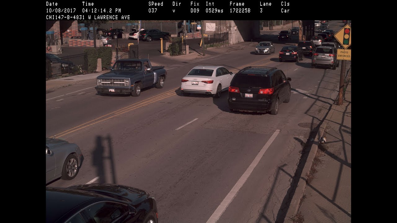 City Of Chicago Speed Camera Violation - C10 Pickup - YouTube