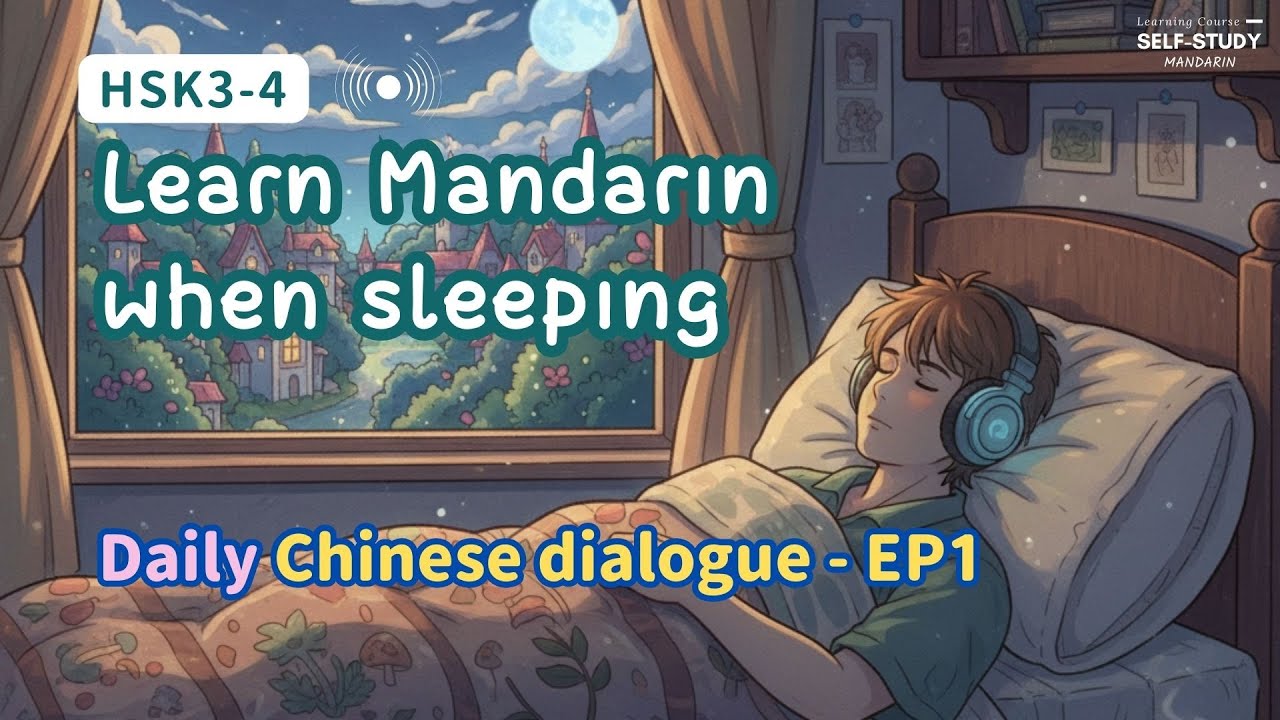 HSK 3-4 | Learn Chinese While You Sleep | 2 Hours Chinese Listening ...