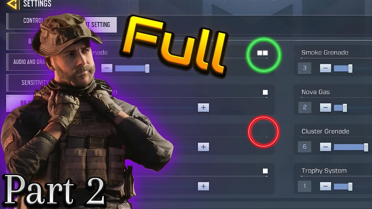 How To Have Your BEST CONTROLS and BR SETTINGS In CODM. #ghost # ...