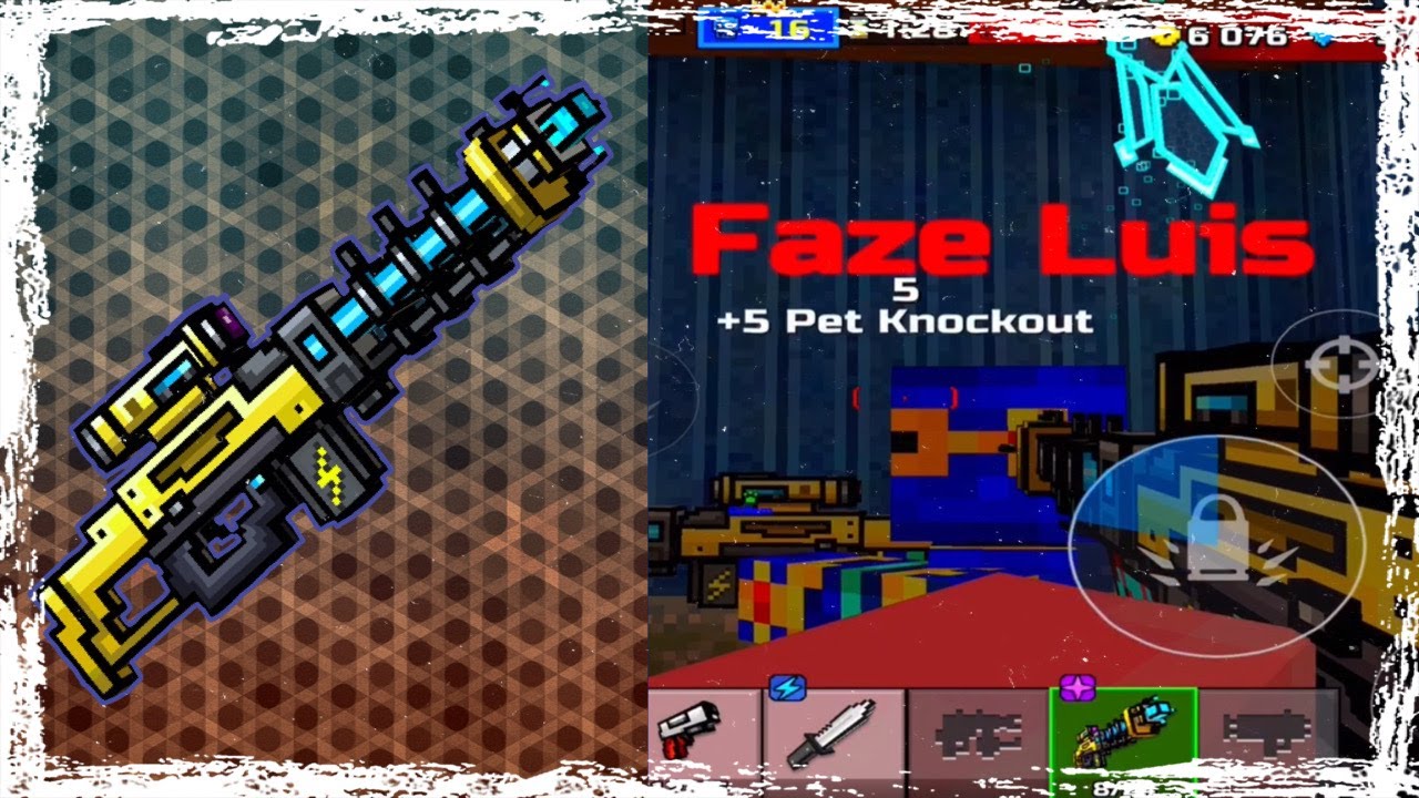 Pixel Gun 3D - Electro-Blast-Rifle [Weapon review] - YouTube