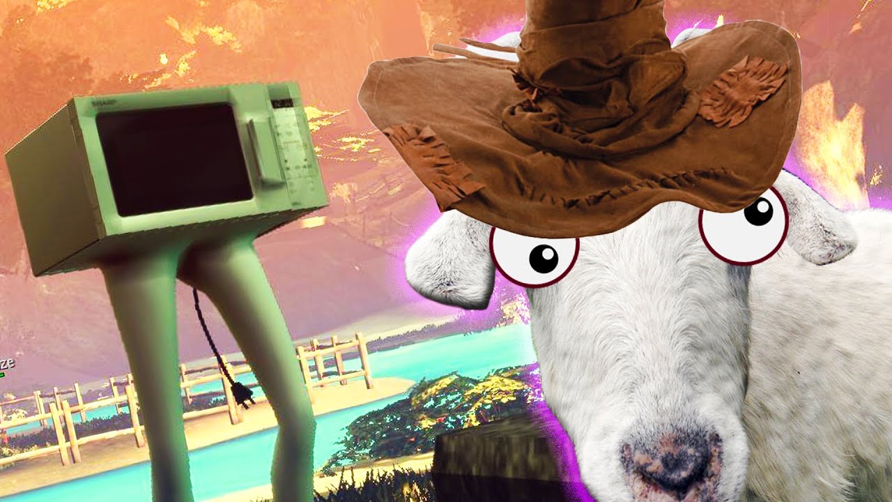 Goat Simulator MMO - MICROWAVE WIZARD! (Gameplay) - YouTube
