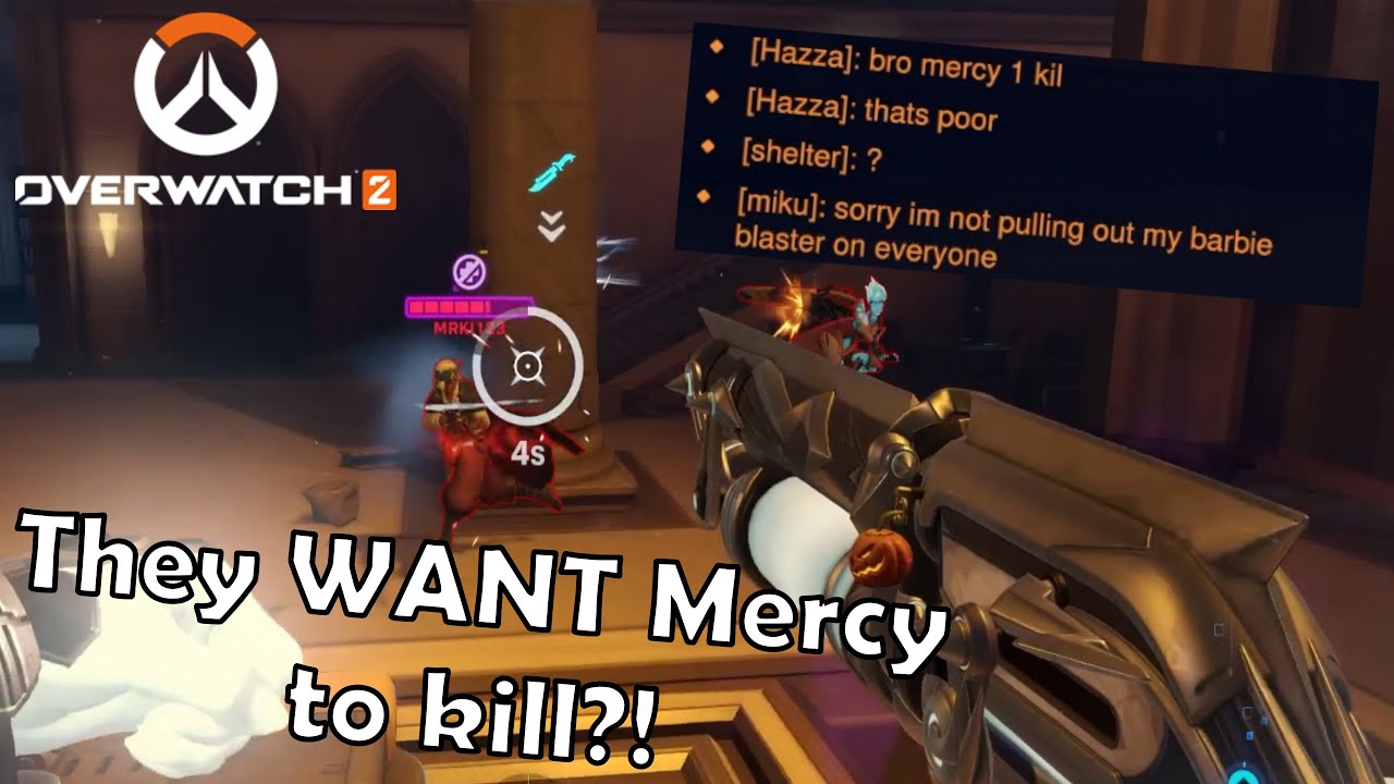Kill Mercy Kill 😂 Overwatch 2 - Competitive Role Selection - Tank - 14. ...