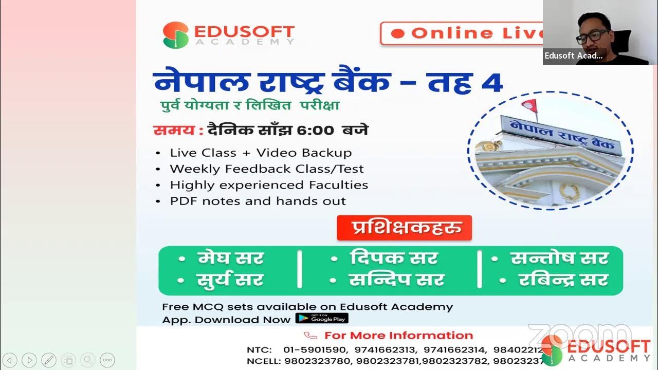 NRB 4th Level Pre Test Exam Live Class Edusoft Academy YouTube nrb-4th-level-pre-test-exam-live-class-edusoft-academy-youtube