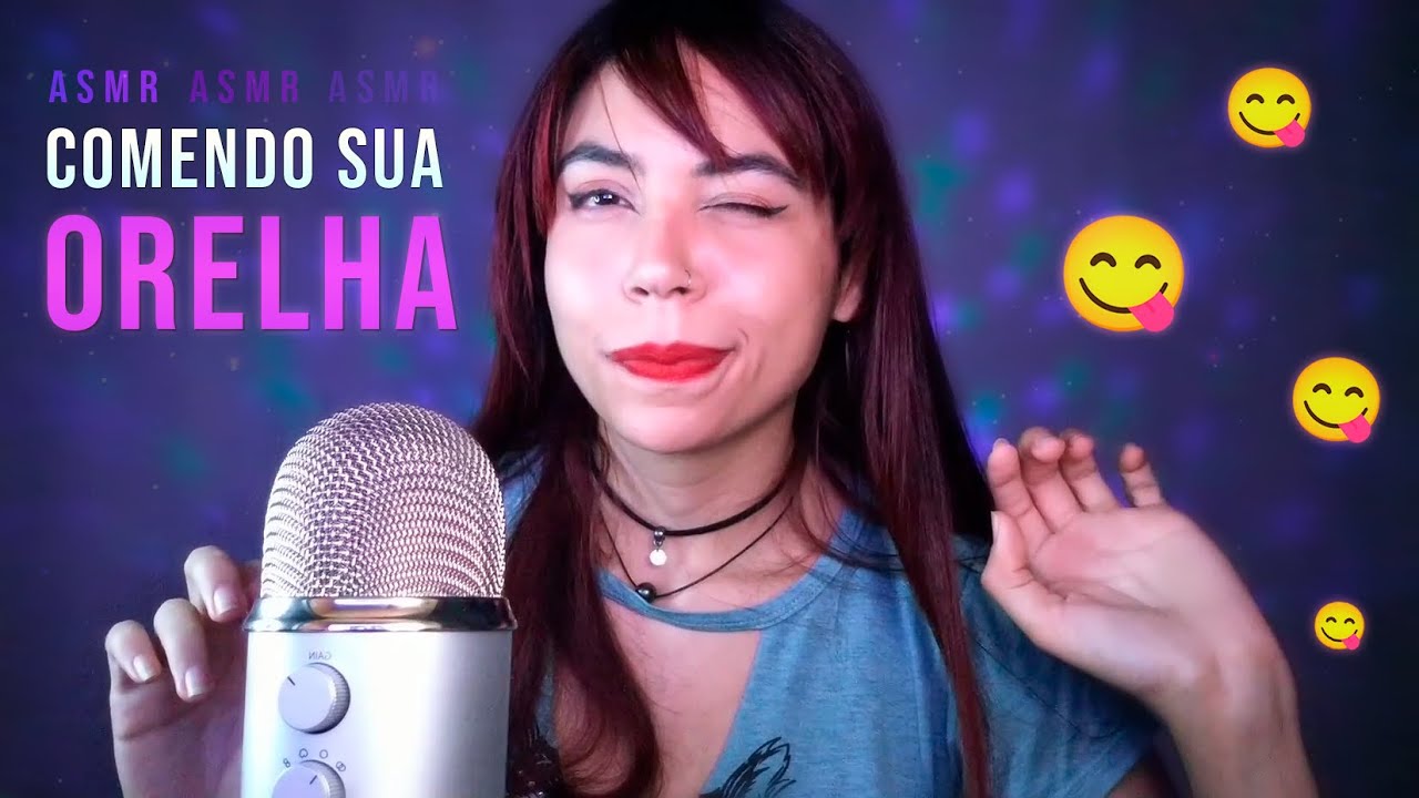 ASMR EAR EATING Comendo sua ORELHA | Sons de boca intensos 👄 - YouTube