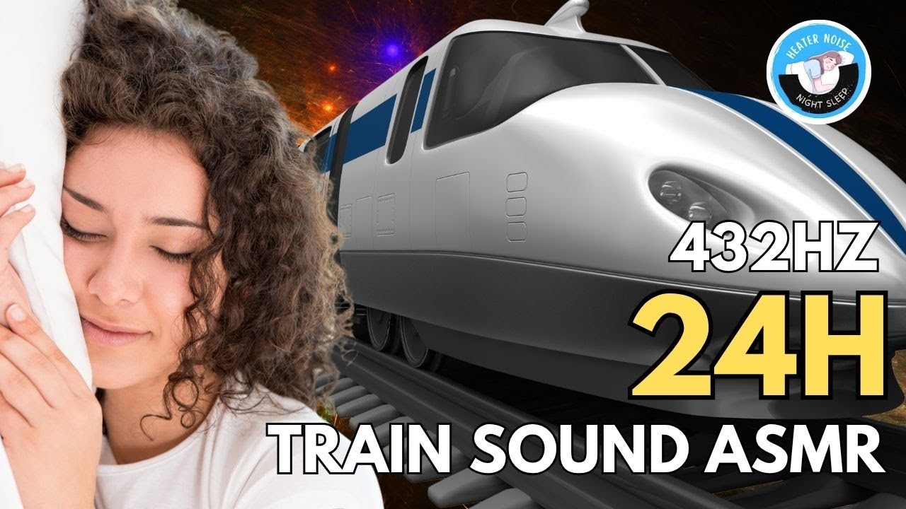 TRAIN SOUND ASMR To Deep Focus Study - Fall Into Sleeping With Black ...