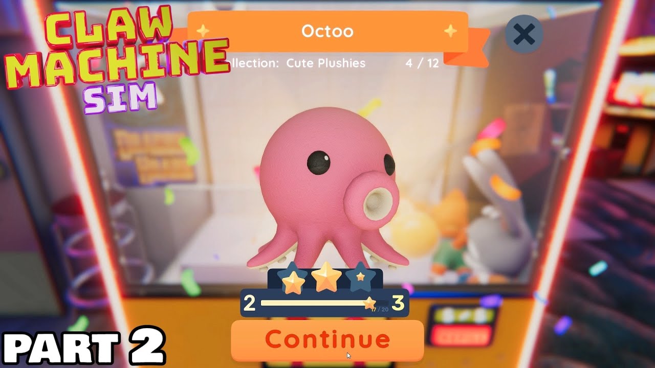 Claw Machine Sim Gameplay Part 2 / PC - YouTube