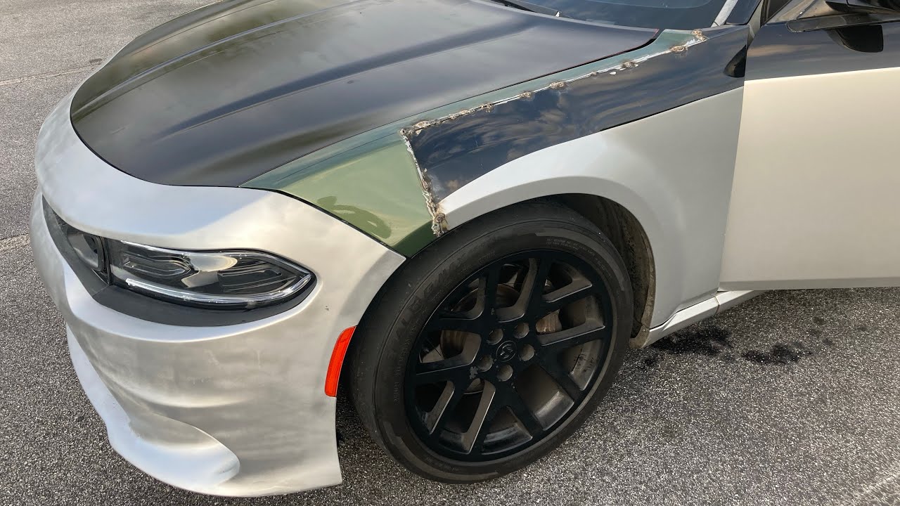 Custom Dodge Magnum Fender conversion Pt 4 (FULL) Charger 2015-2023 ...