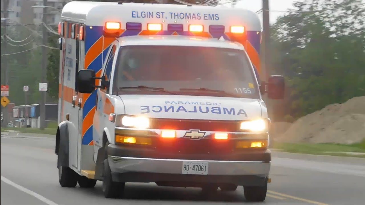 Elgin St. Thomas EMS - 1155 Responding - YouTube