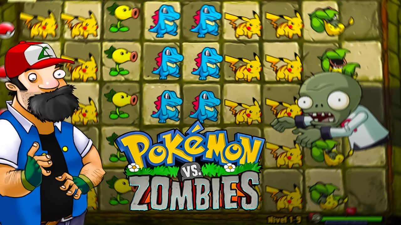 Plants Vs Zombies Pokemon #1 | Đại chiến Pokemon với lũ Zombies xấu xí ...